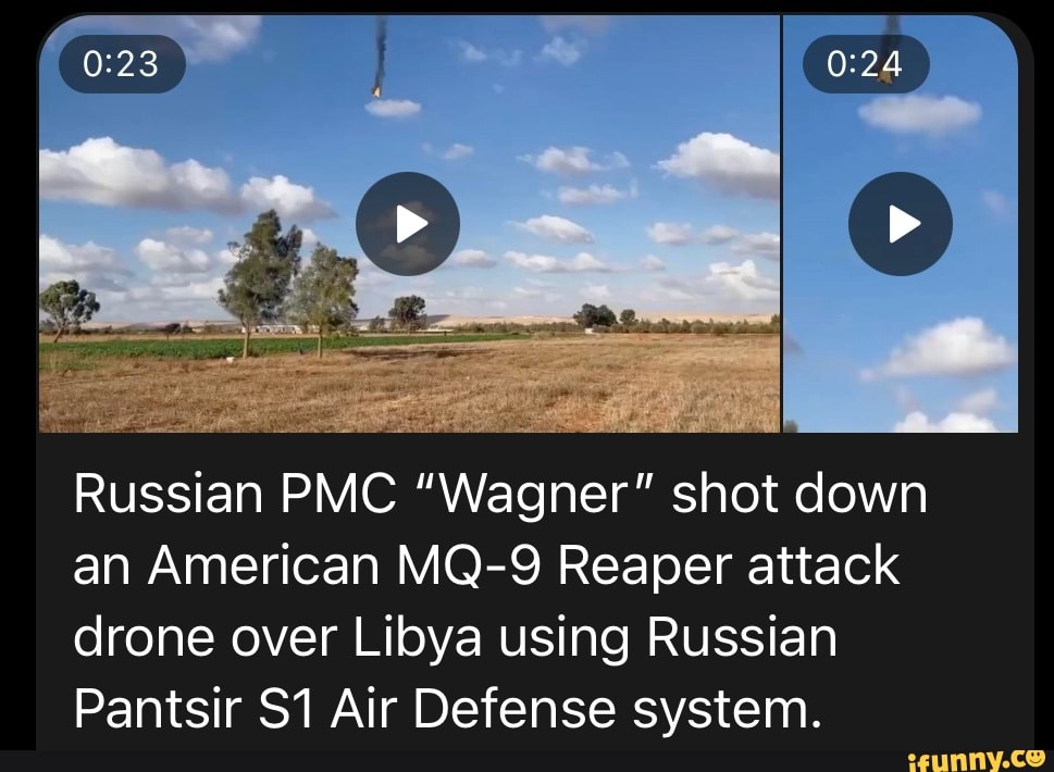 Russian PMC "Wagner" shot down an American MQ-9 Reaper attack drone ...