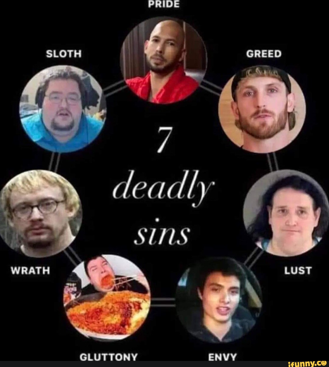 Seven deadly sins memes memes. The best memes on iFunny