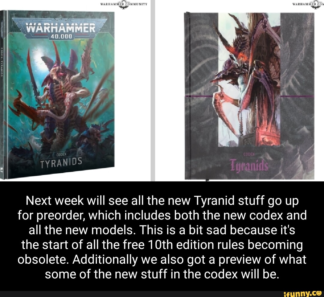 Tyranid memes. Best Collection of funny Tyranid pictures on iFunny