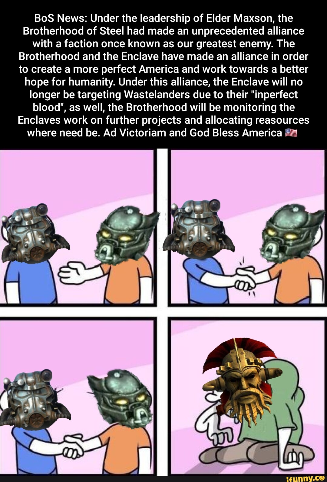 Brotherhoodofsteel memes. Best Collection of funny Brotherhoodofsteel ...