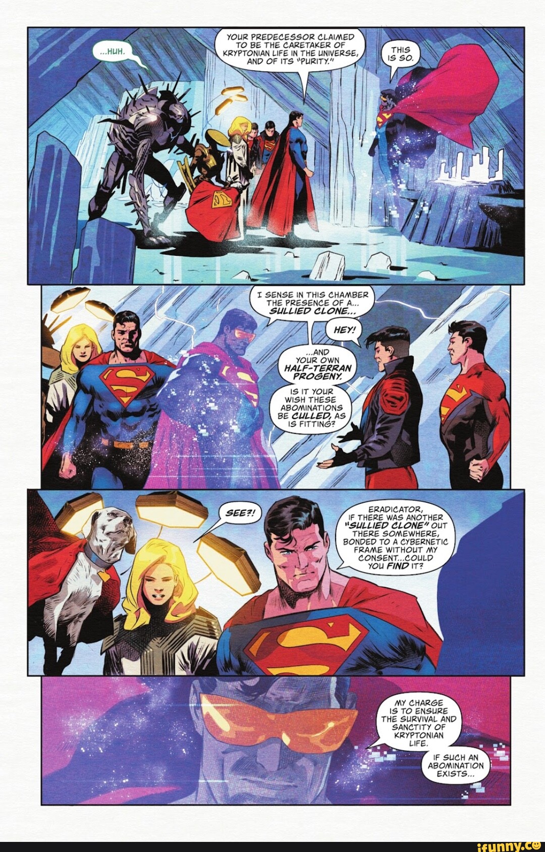 YOUR PREDECESSOR CLAIMED TO BE THE CARETAKER OF KRYPTONIAN LIFE IN THE ...