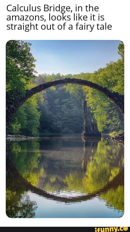 Calculus Bridge, in the amazons, looks like it is straight out of a ...