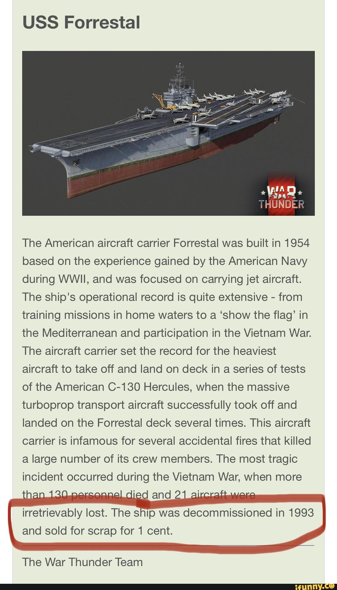USS Forrestal THUNDER The American aircraft carrier Forrestal was built ...