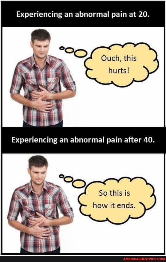 Experiencing an abnormal pain at 20. Pxperiencing an abnormal pain ...