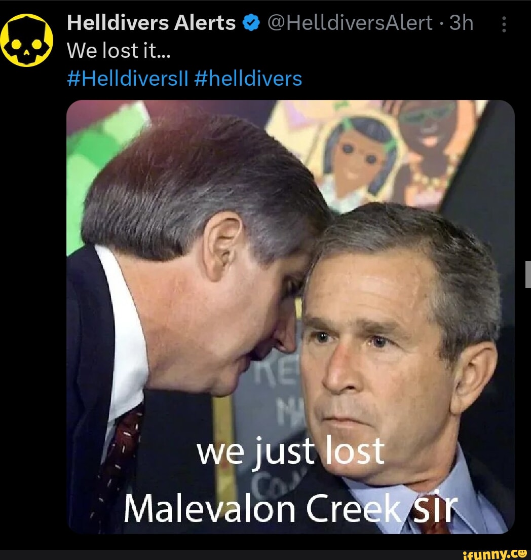 Helldivers Alerts @HelldiversAlert - We lost it... #Helldiversil # ...