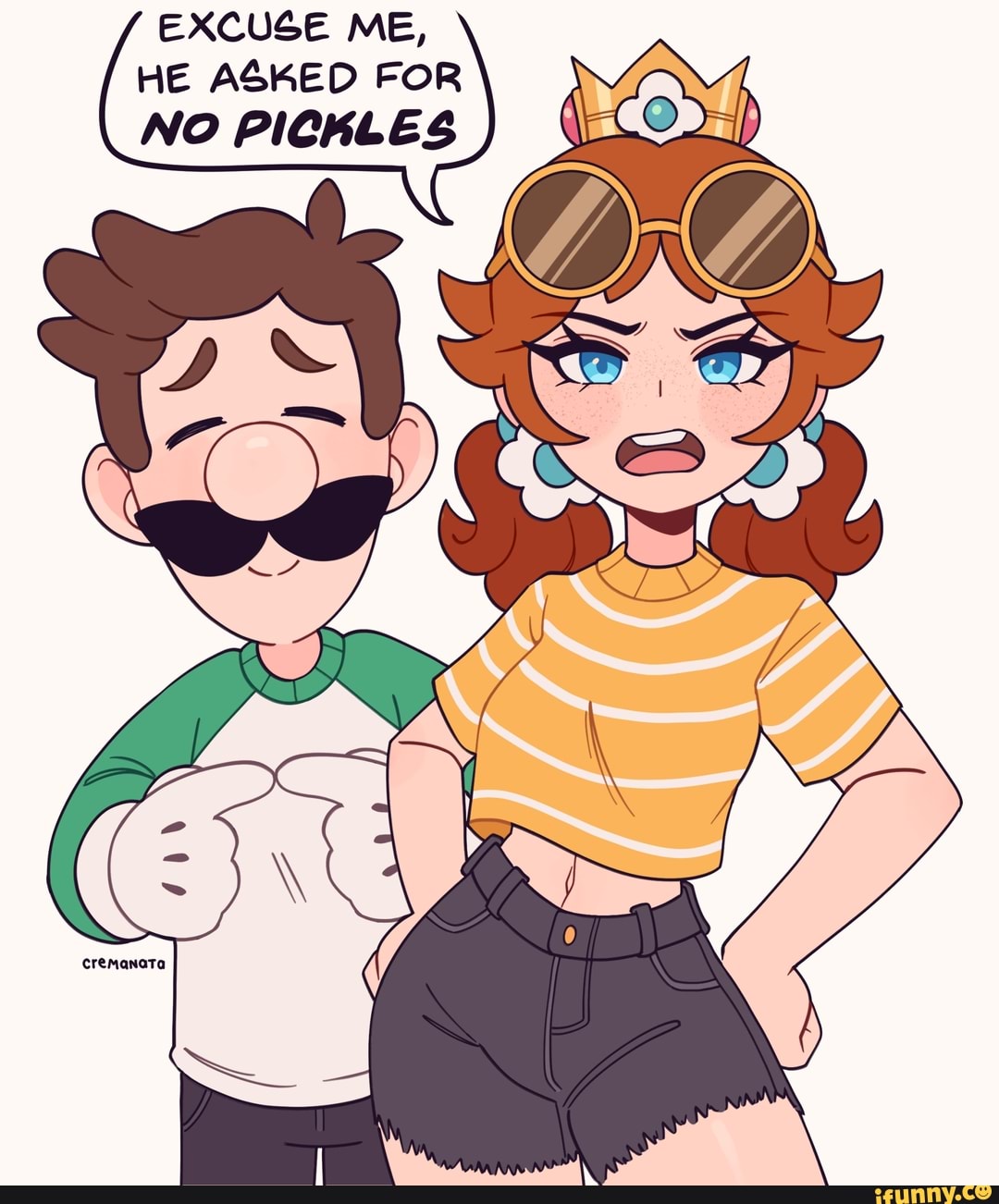 He Asked For No Pickles Meme Template