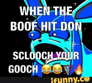 WHEN THE" BOOF HIT DON SCLOOCHVOUR GOOCH - iFunny