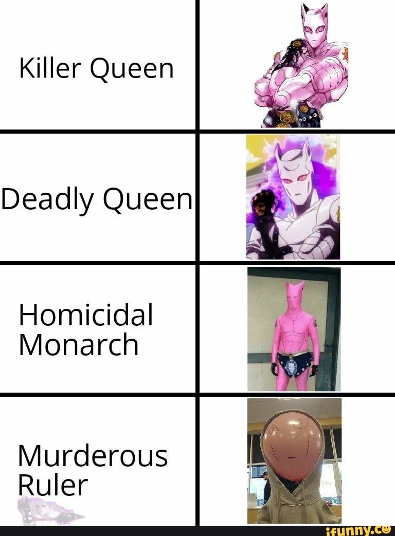 Killer Queen Deadly Queen Homicidal Monarch Murderous Ruler - iFunny
