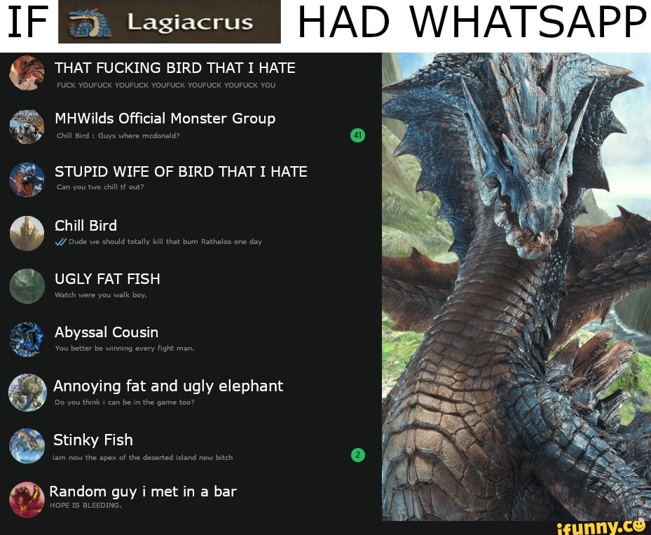 Lagiacrus memes. Best Collection of funny Lagiacrus pictures on iFunny