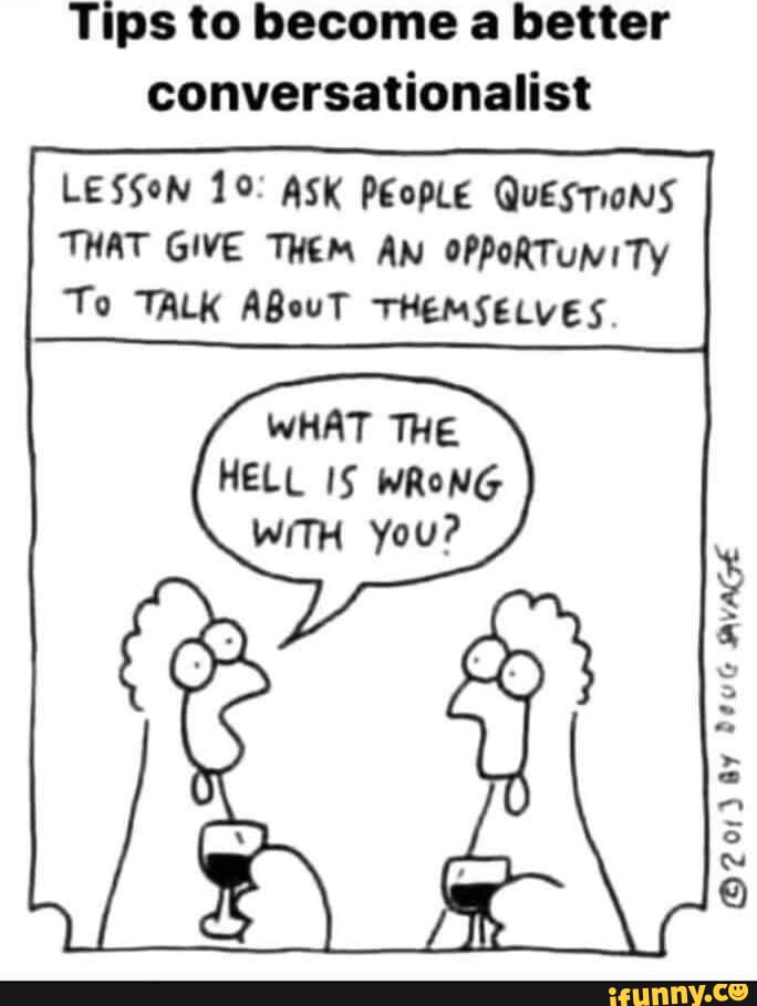 Tips to become a better conversationalist LESSON 19 ASK PEopLE ...