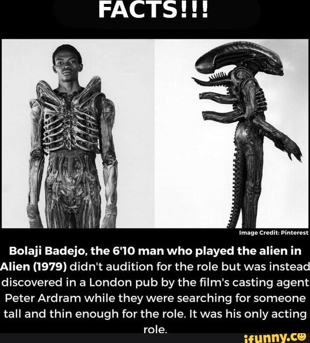 Image Credit: Pinterest Bolaji Badejo, the 6'10 man who played the ...