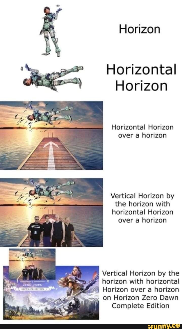 Horizon Horizontal Horizon Horizontal Horizon over a horizon Vertical ...