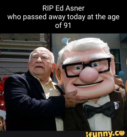 RIP Ed Asner who passed away today at the age of - iFunny