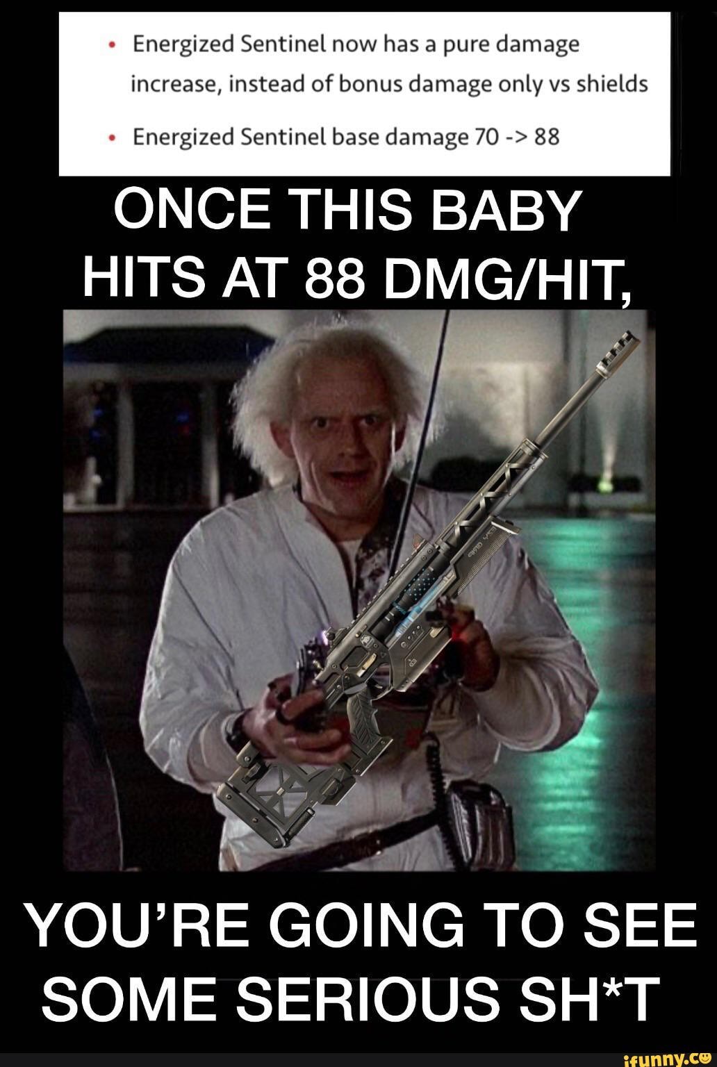 Energized Sentinel now has a pure damage increase, instead of bonus ...