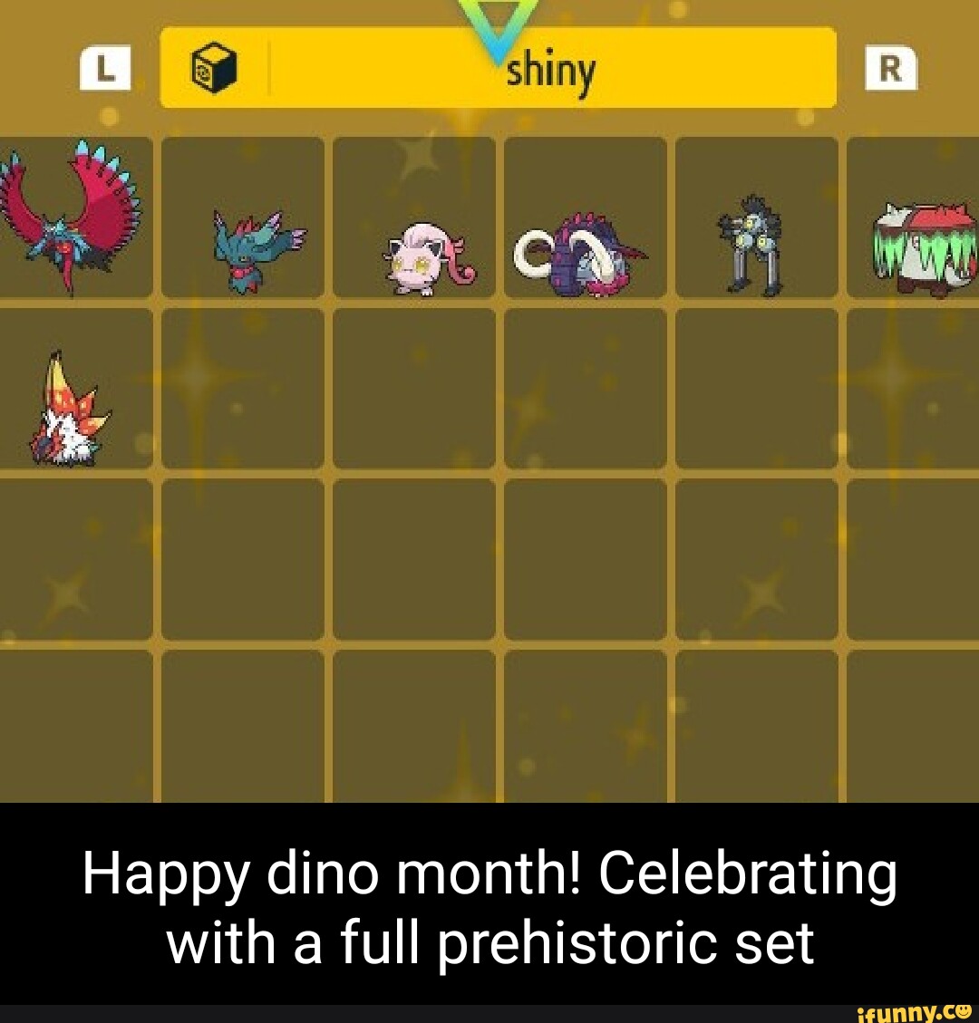 Happy dino month! Celebrating with a full prehistoric set - iFunny