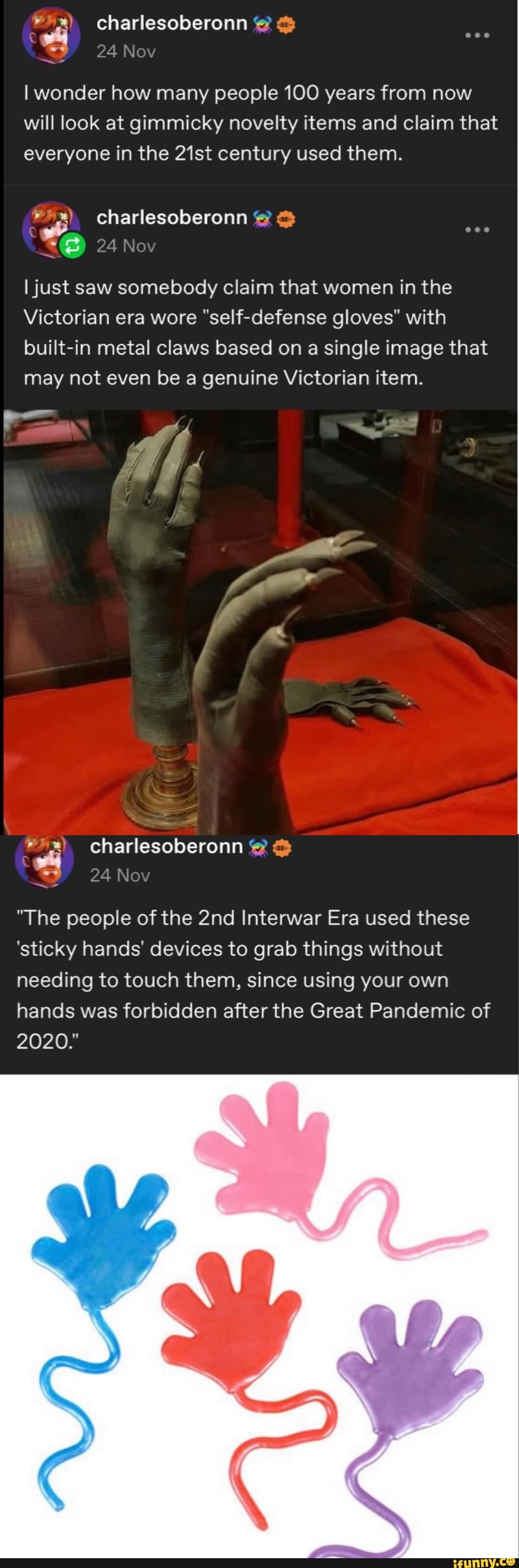 Charlesoberonn 24 Nov I wonder how many people 100 years from now will ...