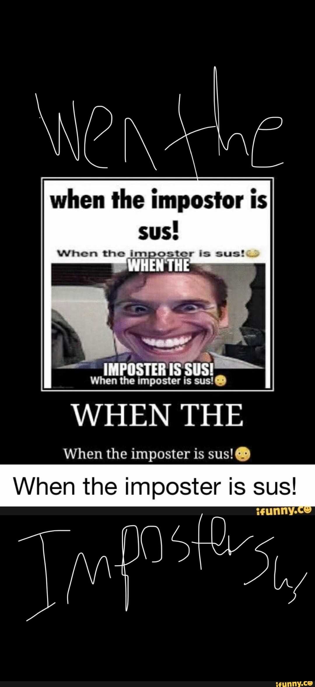 When the impostor is sus! When the imposter is sus! IMPOSTER IS is sus ...