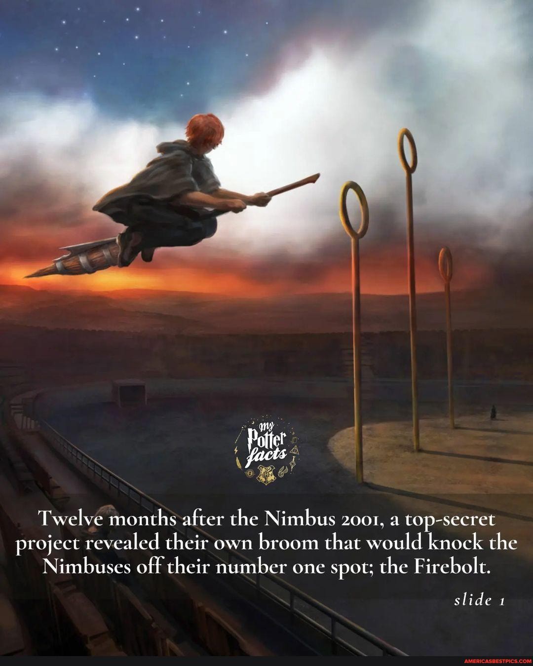 Twelve months after the Nimbus 2001, a top-secret project revealed their own broom that would ...