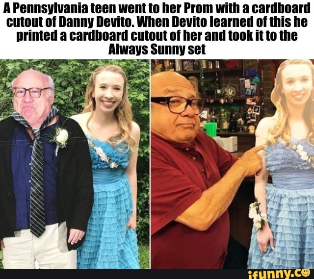 APennsylvania teen went to her Prom with a cardboard Cutout of Danny ...