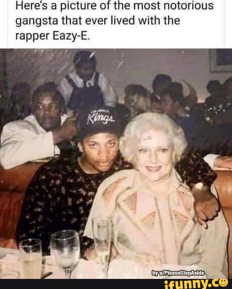 Here's picture of the most notorious gangsta that ever lived with the ...