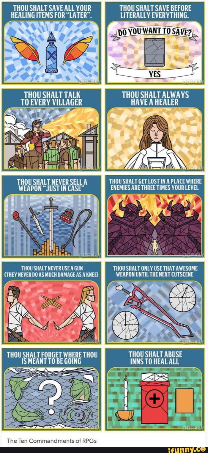 10_commandments_of_rpg memes. Best Collection of funny 10_commandments ...