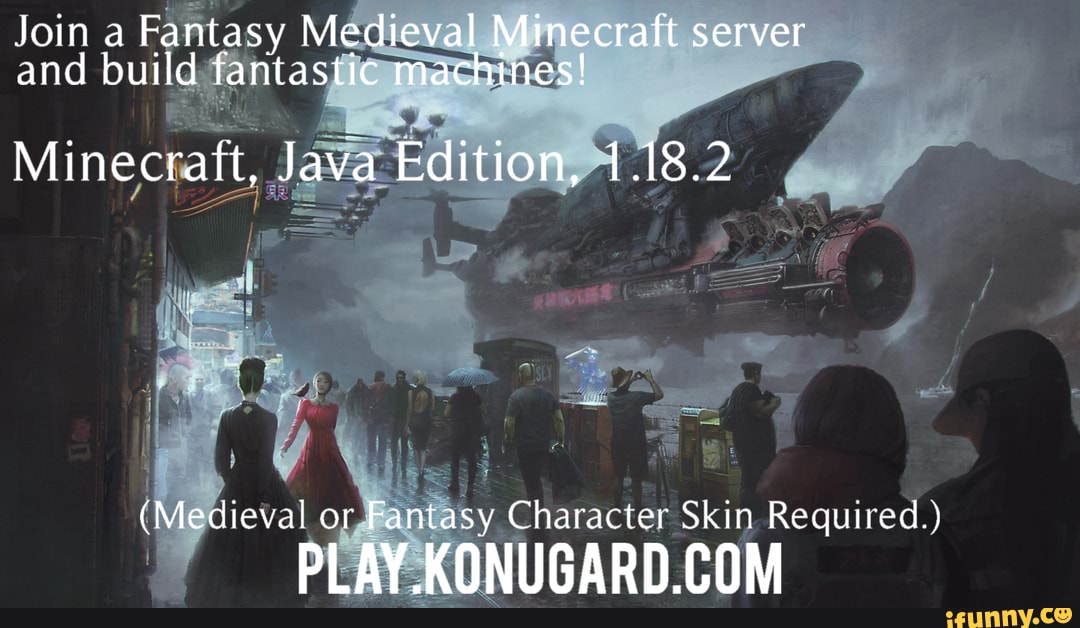 Join a Fantasy Medieval Minecraft server and build fantastic machines ...