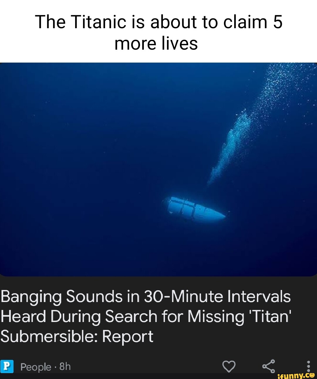 The Titanic is about to claim 5 more lives Banging Sounds in 30-Minute ...