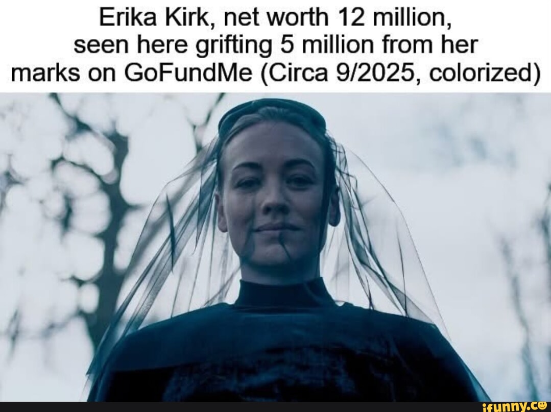 Erika Kirk, net worth 12 million, seen here gritting 5 million from her ...