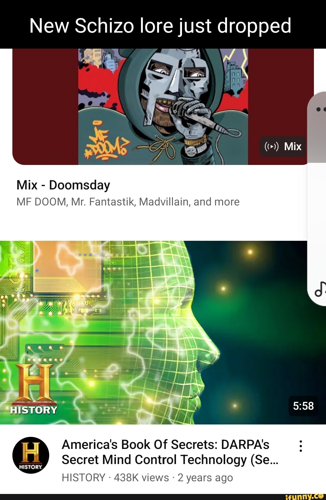 New Schizo lore just dropped Mix Mix - Doomsday MF DOOM, Mr. Fantastik ...