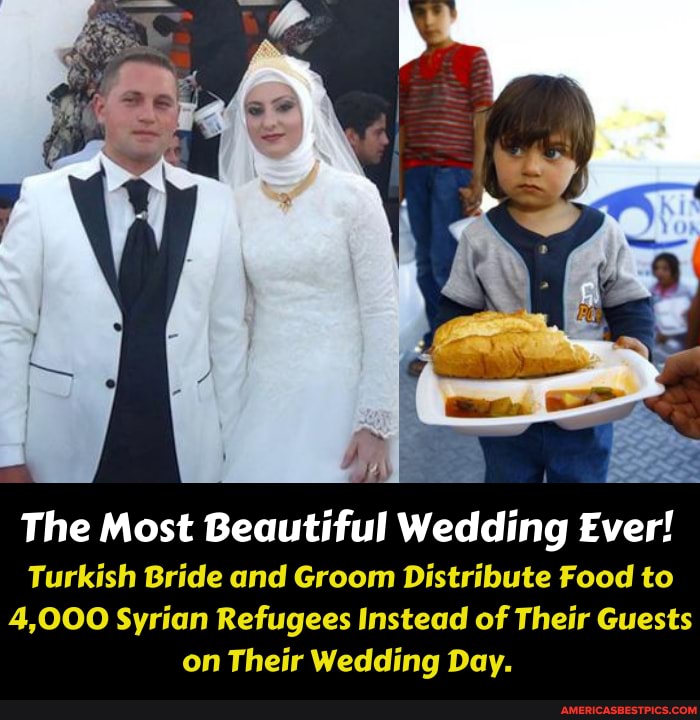 The Most Beautiful Wedding Ever! Turkish Bride and Groom Distribute ...