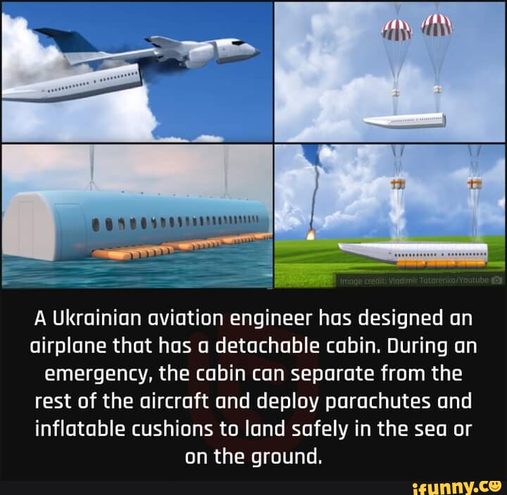 A Ukrainian aviation engineer has designed an airplane that has a ...