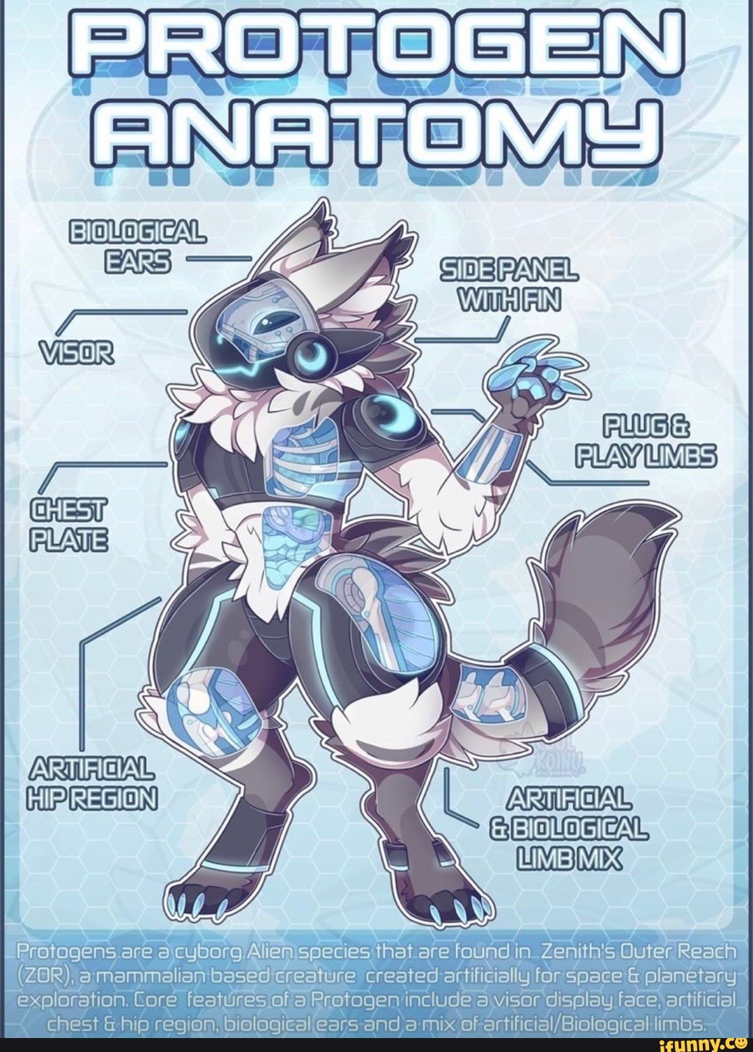 PROTOGEN ANA TOMS VISOR SIDEIRANED FLUE Protogens are a cyborg Aien ...