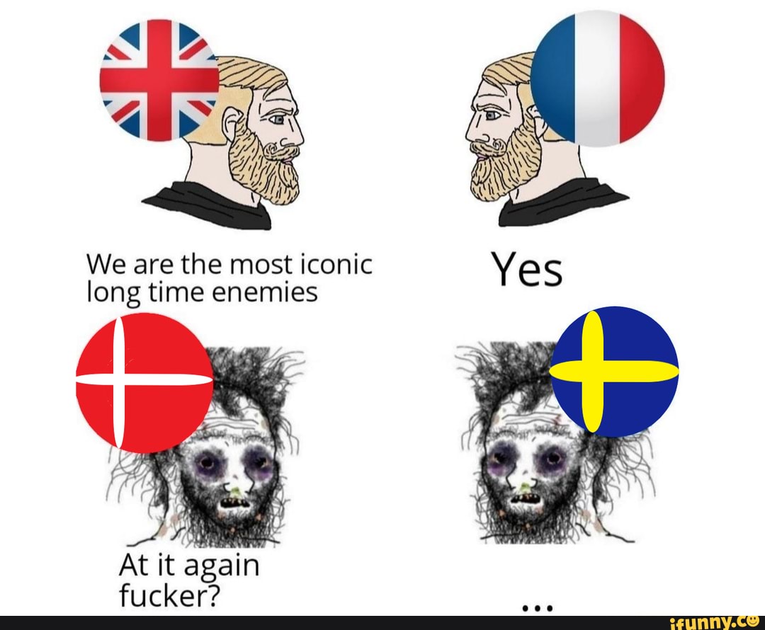 We are long the time most iconic enemies Yes long time enemies At it ...