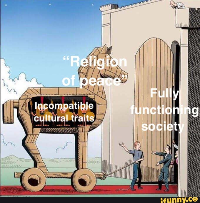 "Religion of peace" Fully; Incompatible I functioning cultural traits I ...