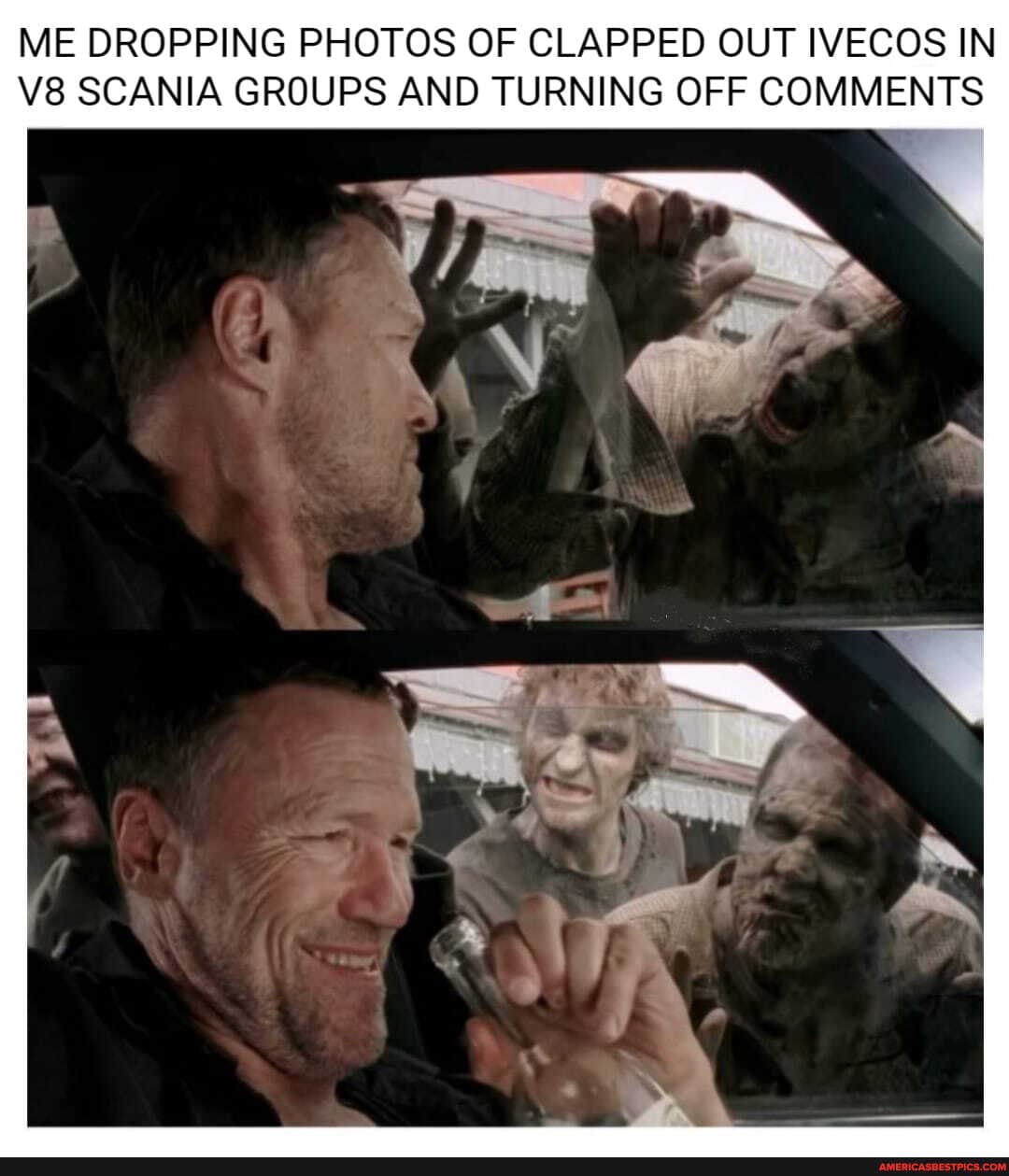 ME DROPPING PHOTOS OF CLAPPED OUT IVECOS IN SCANIA GROUPS AND TURNING ...