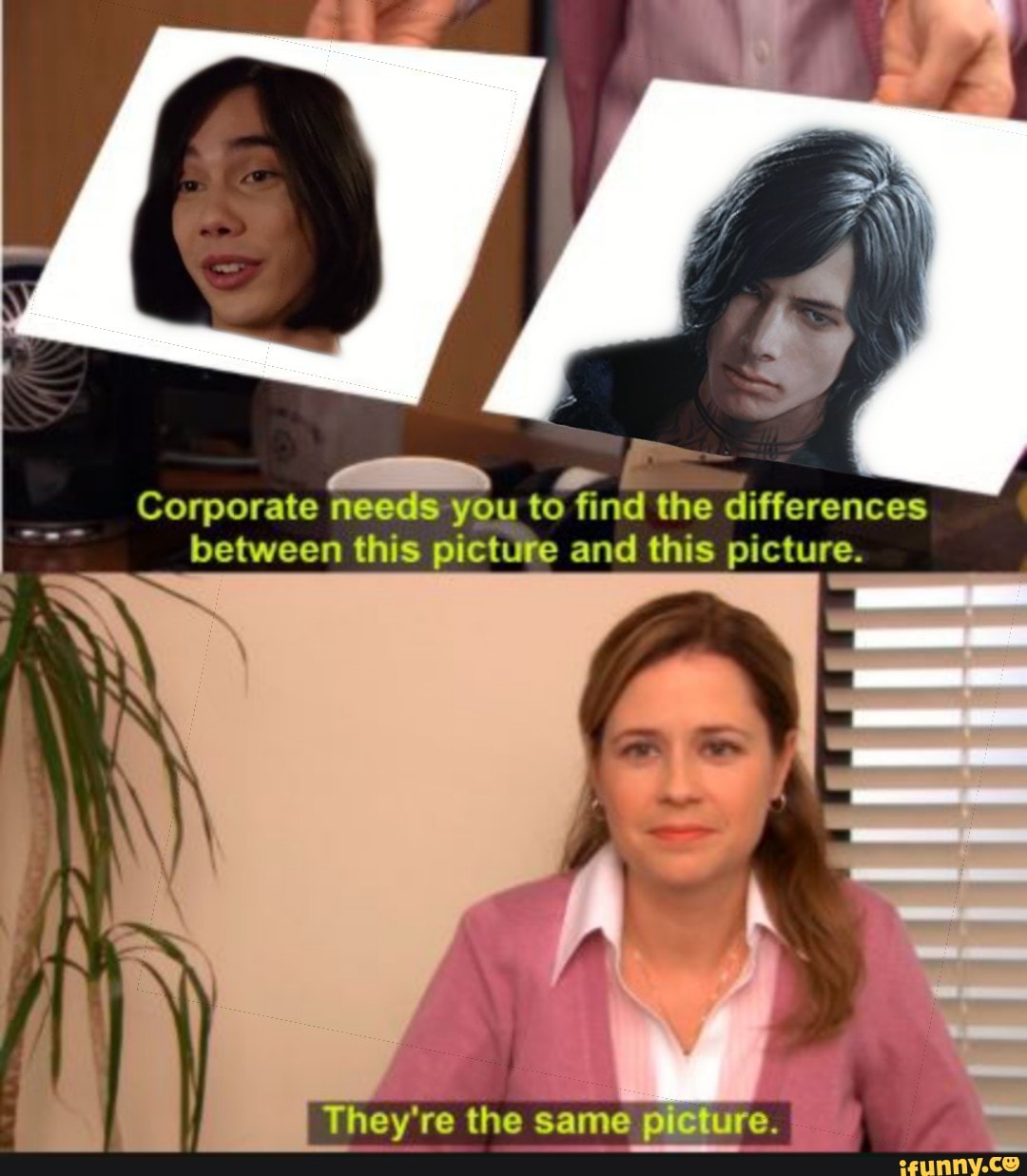 ' Corporate needs you to find the differences between this picture and ...
