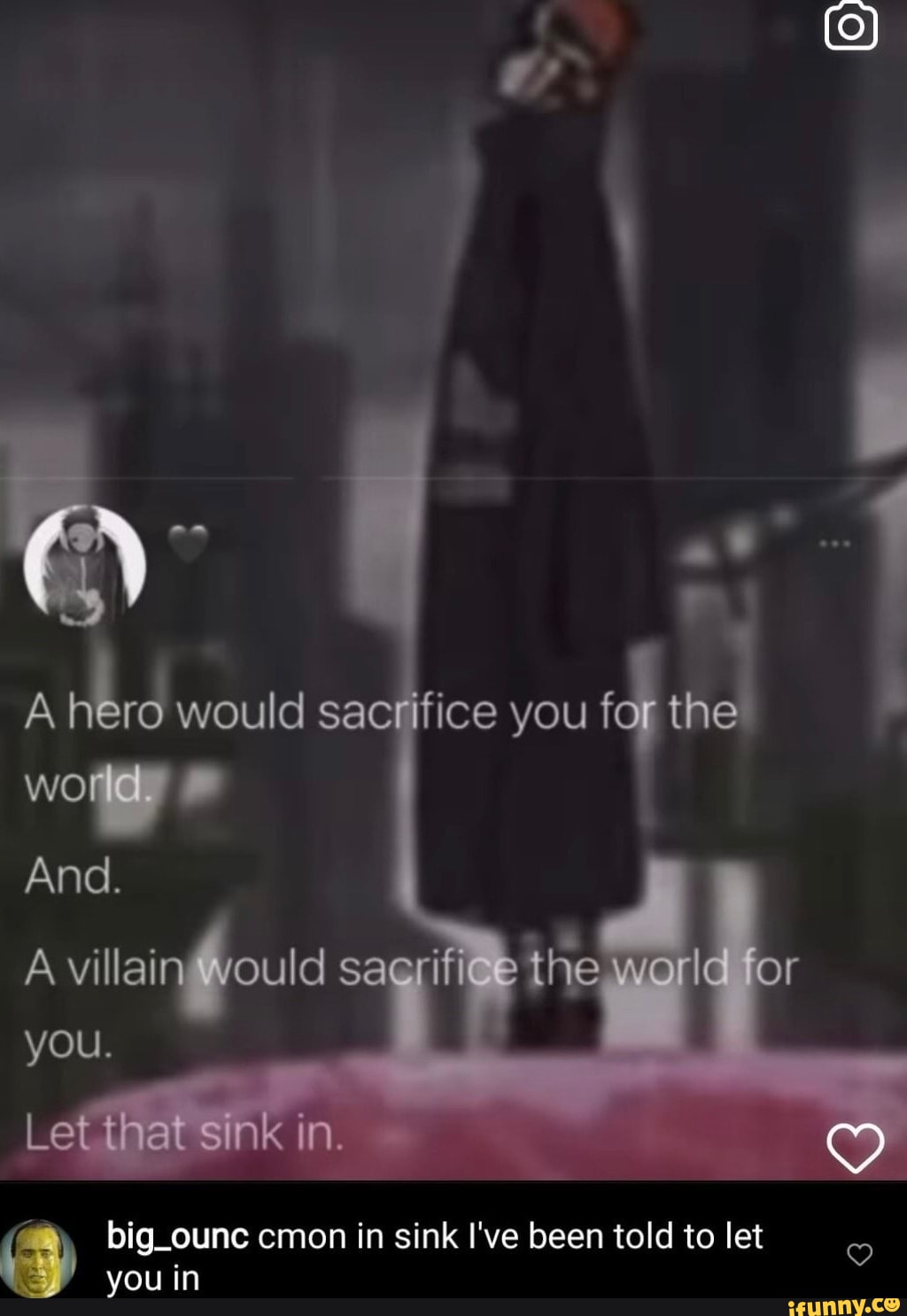 Sacrifice memes. Best Collection of funny Sacrifice pictures on iFunny