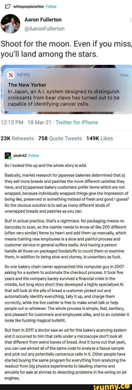 {7 whitepeopletwitter Follow Aaron Fullerton Shoot for the moon. Even ...