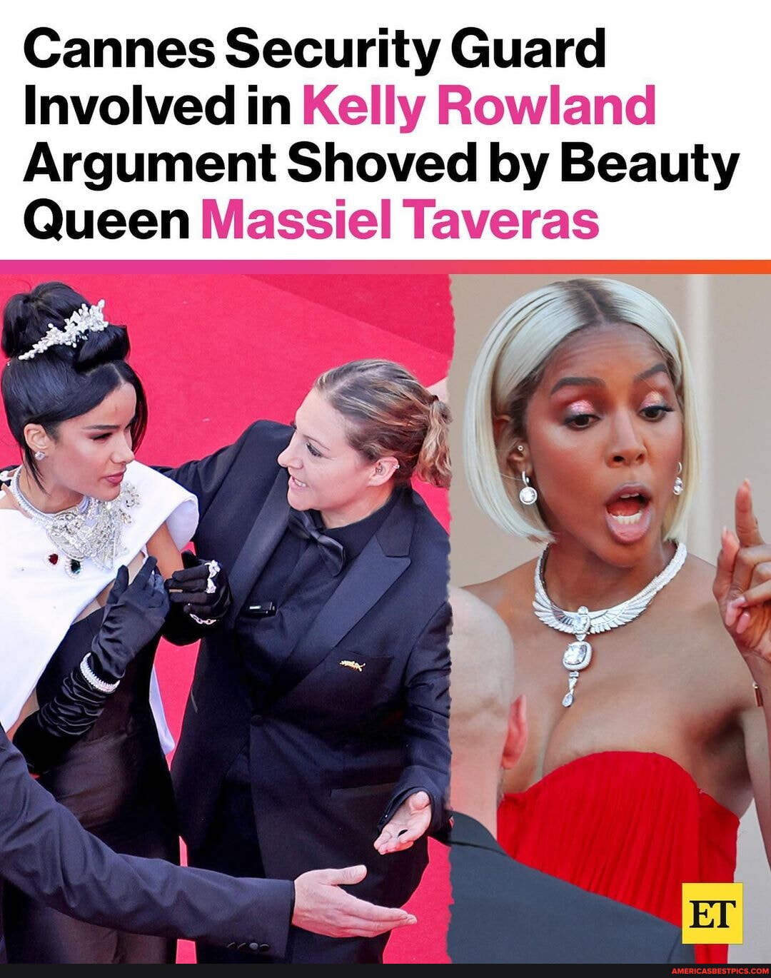 The security guard who got into a heated exchange with Kelly Rowland at ...