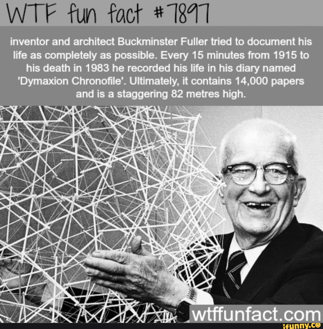 WTF fun fact inventor and architect Buckminster Fuller tried to ...
