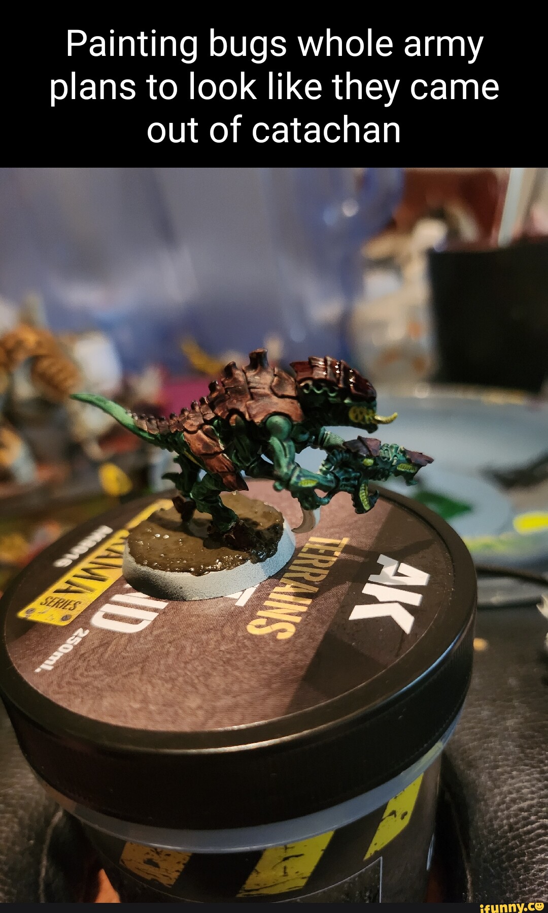 Painting bugs whole army plans to look like they came out of catachan ...