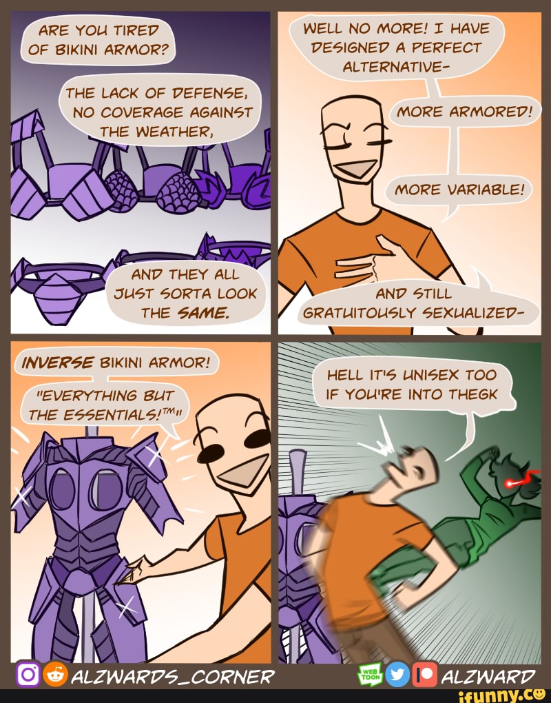 ARE YOU TIRED WELL NO MORE! I HAVE OF BIKINI ARMOR? DESIGNED A PERFECT ...