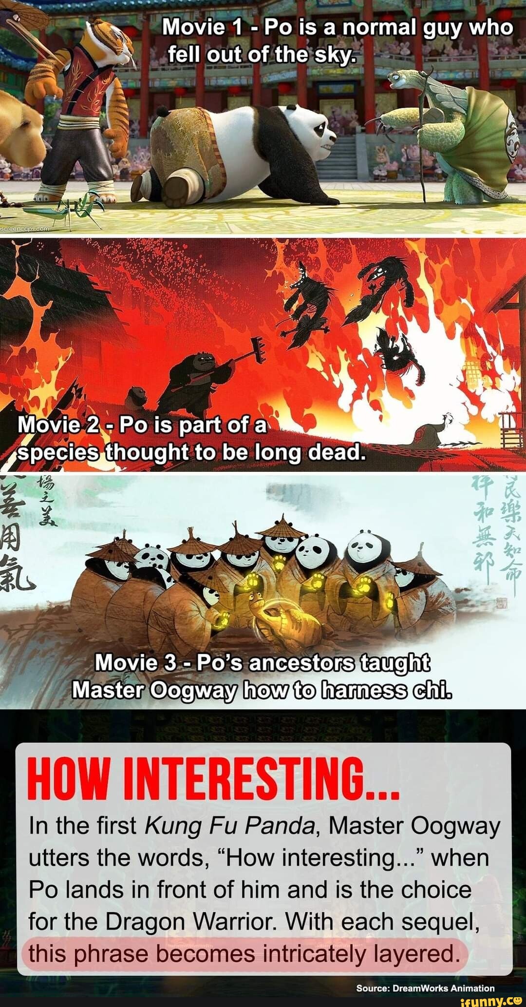 Movie - Po is a normal guy who fell out of the sky. I M Po is part of ...