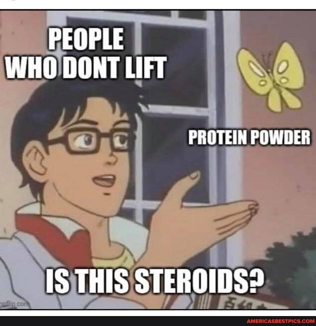 😂 - PEOPLE WHO DONT LIFT PROTEIN POWBER THIS STEROIDS? - America’s best ...