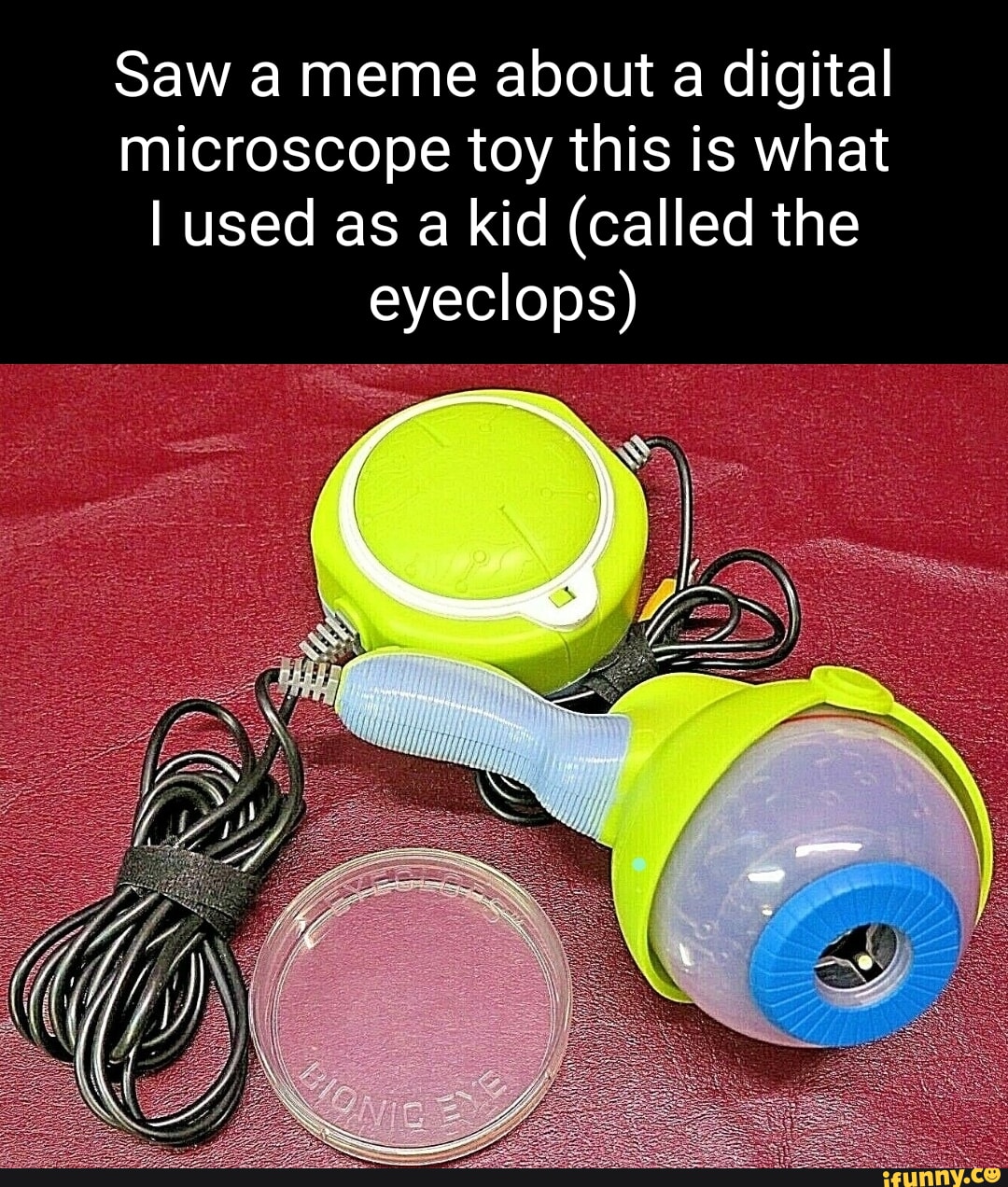 Saw a meme about a digital microscope toy this is what I used as a kid ...