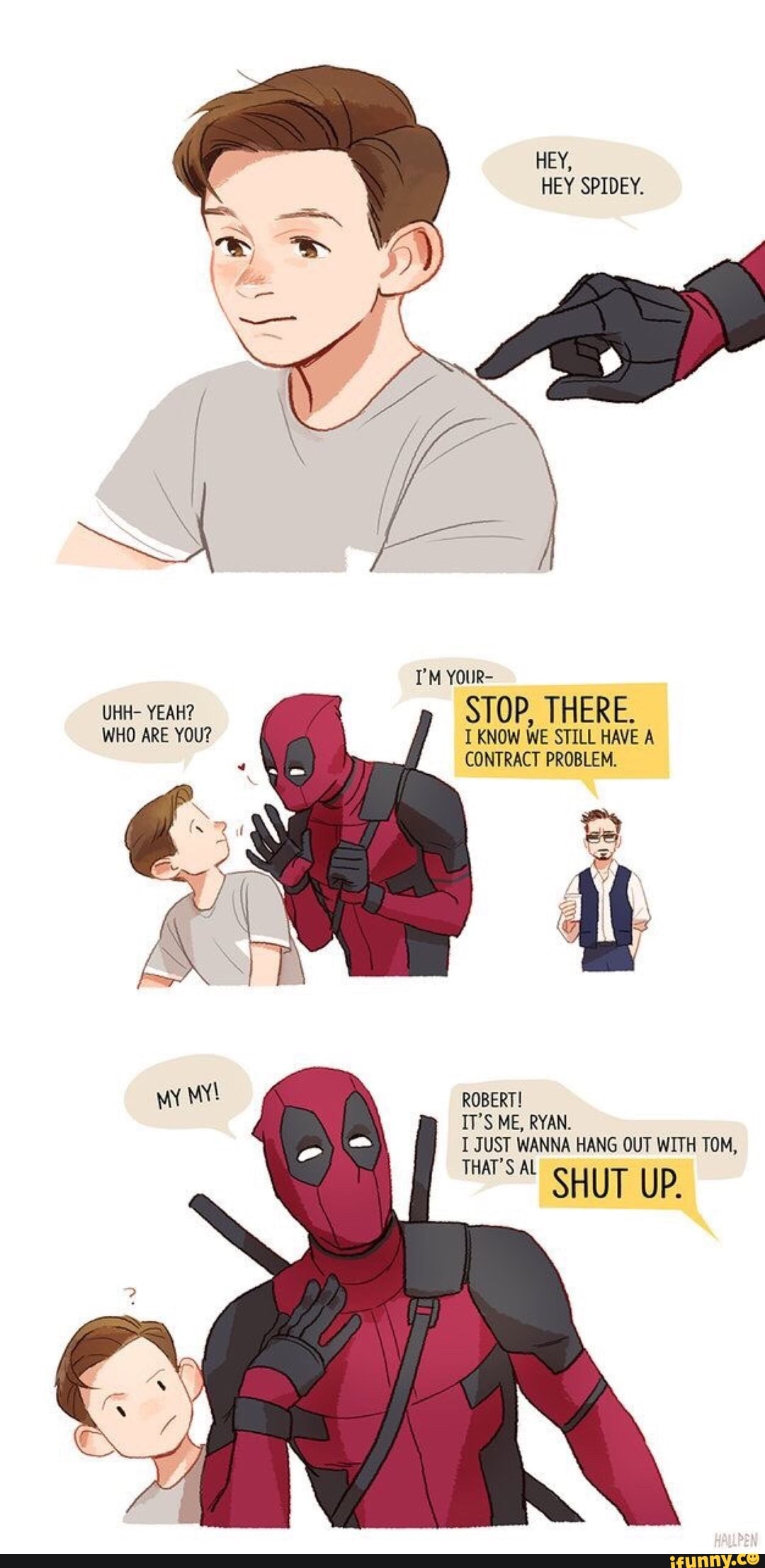 Spideypool memes. Best Collection of funny Spideypool pictures on iFunny
