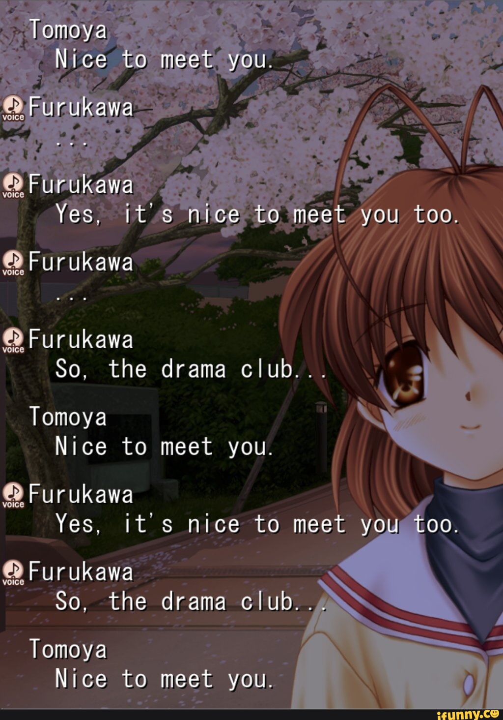 Clannad memes memes. The best memes on iFunny