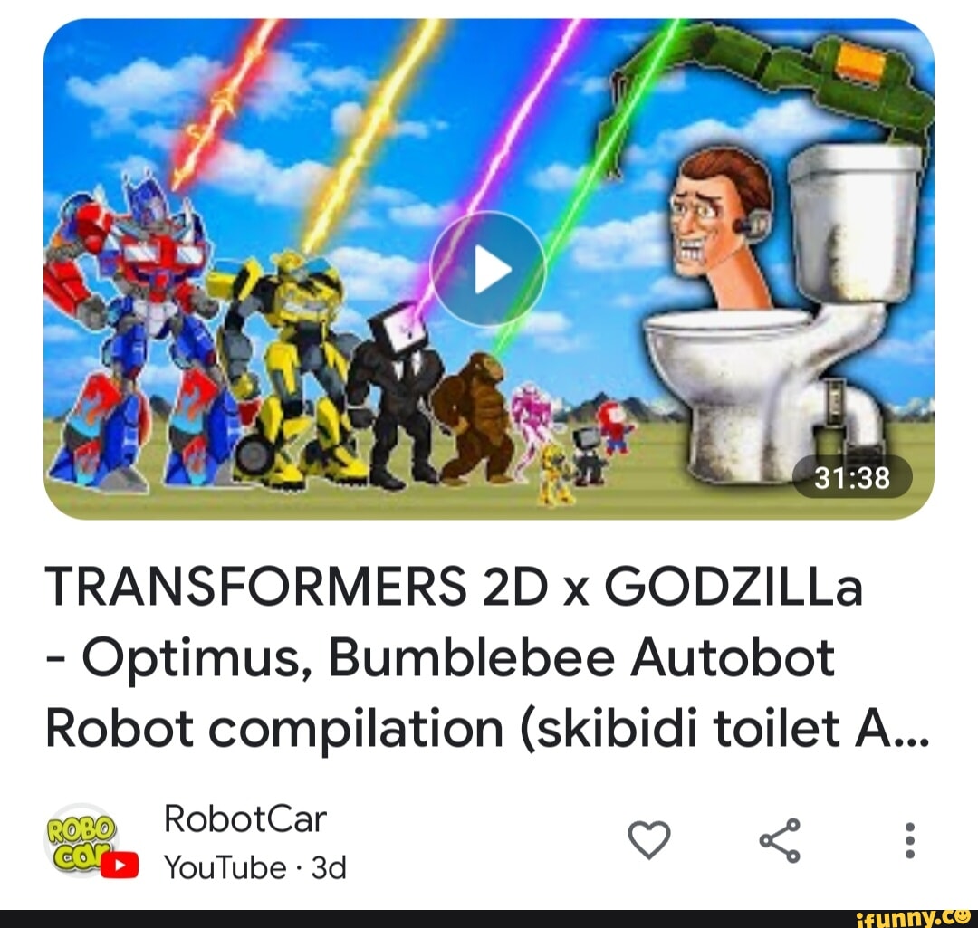 TRANSFORMERS x GODZILLa - Optimus, Bumblebee Autobot Robot compilation ...