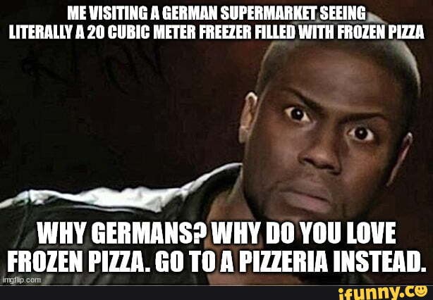 ME VISITING A GERMAN SUPERMARKET SEEING LITERALLY A 20 CUBIC METER ...