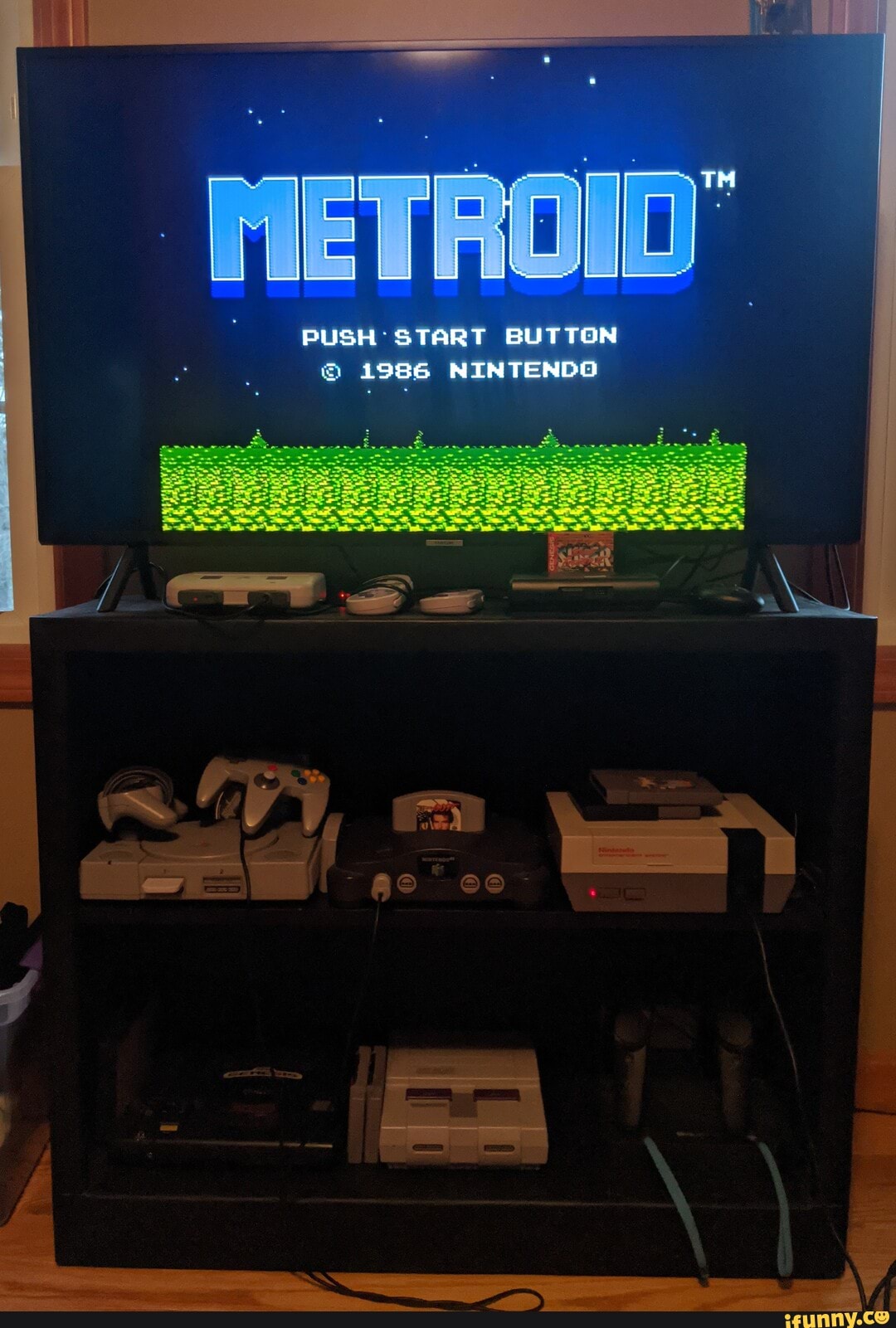Metroid - NES - PUSH- START BUTTON 1986 NINTENDO - iFunny Brazil